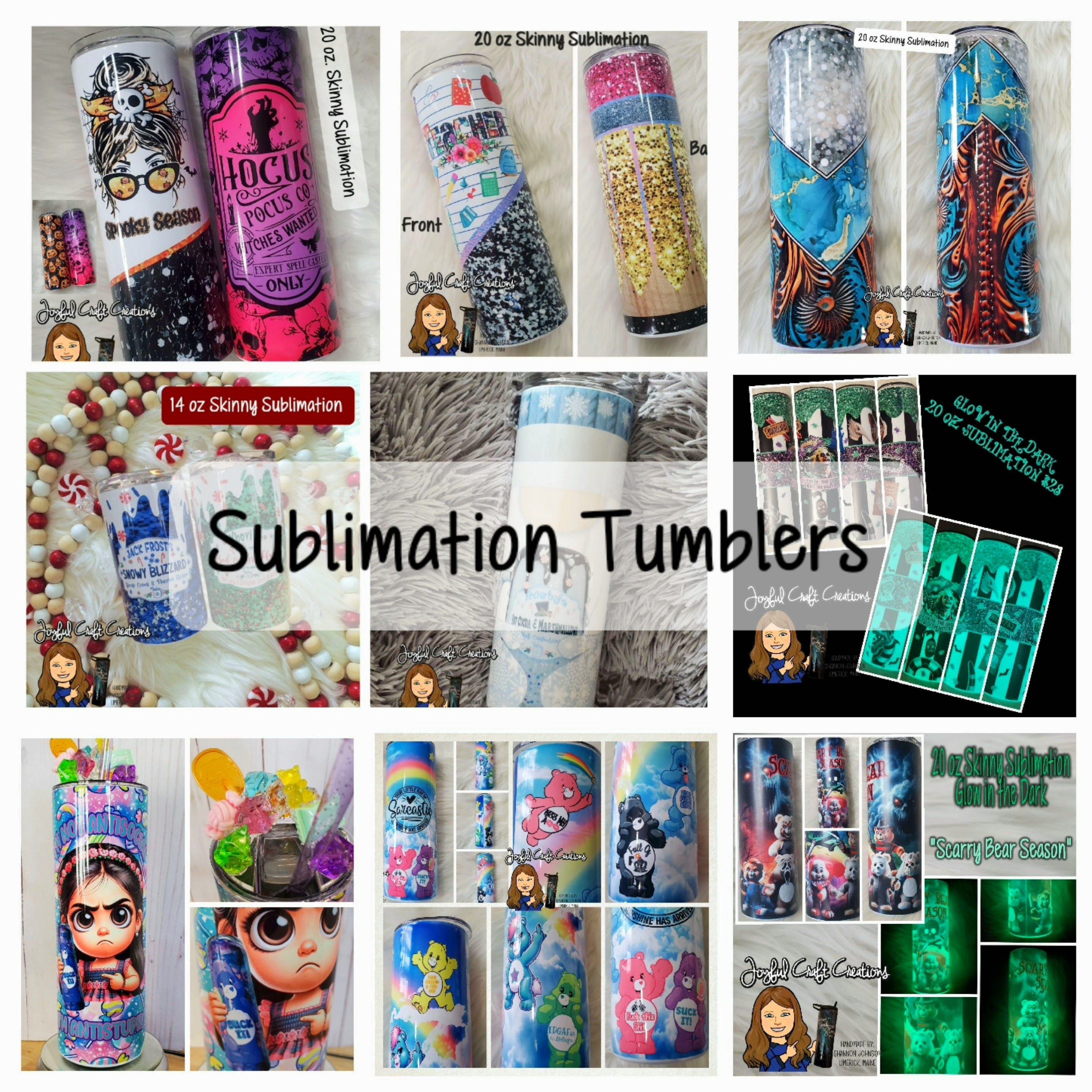 Sublimation Tumblers – Joyful Craft Creations Store