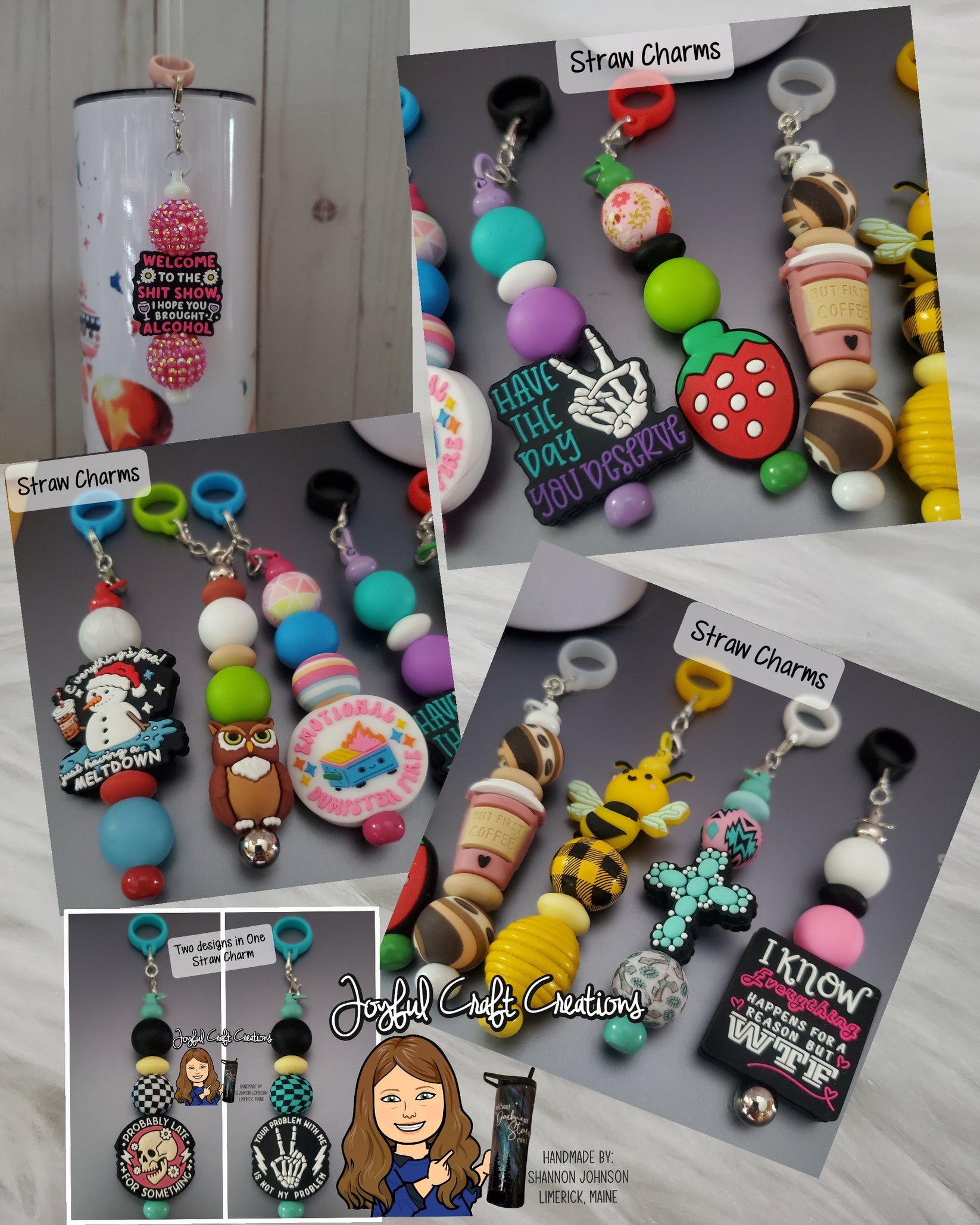 Straw Charms – Joyful Craft Creations Store